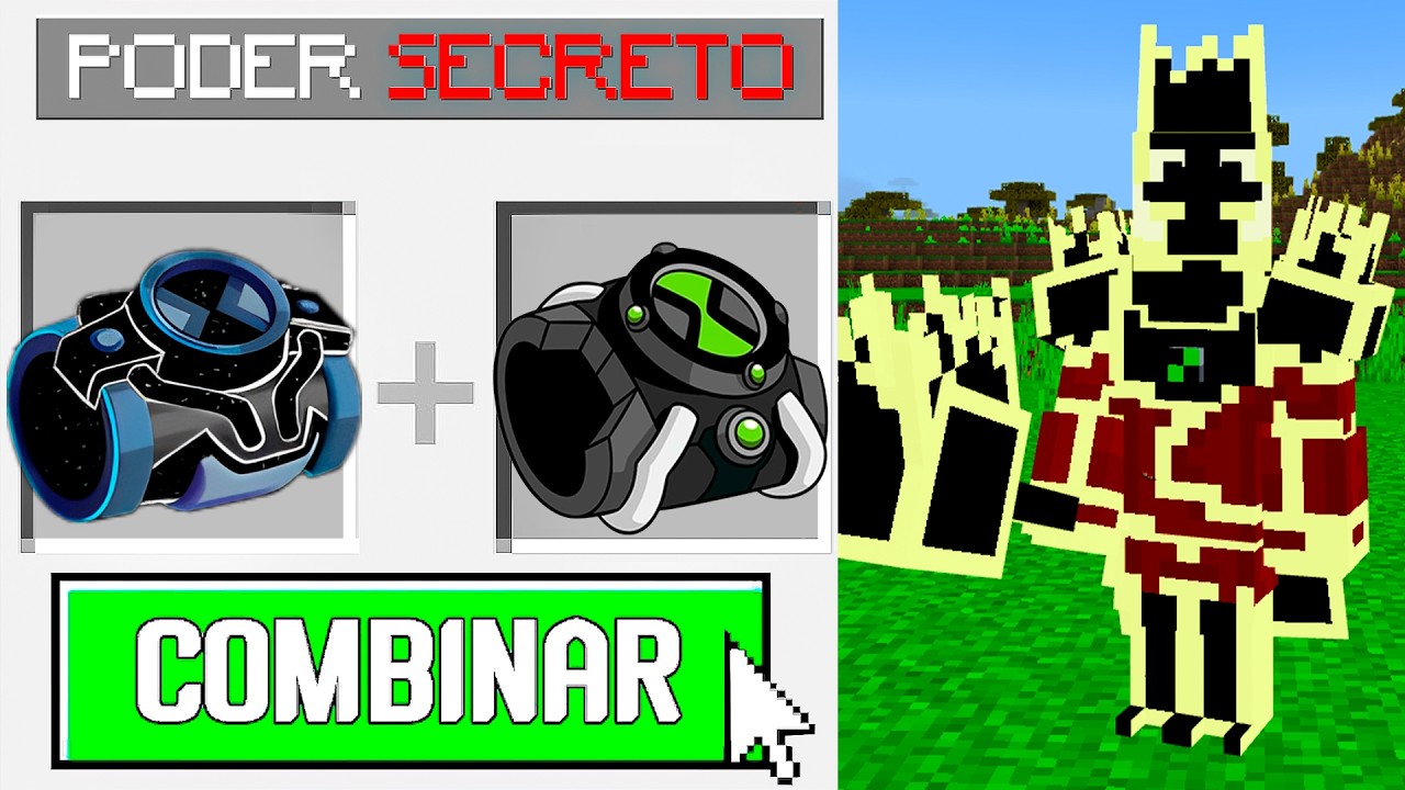 CRIEI UM OMNITRIX CELESTIAL DO BEN 10 NO MINECRAFT - YouTube