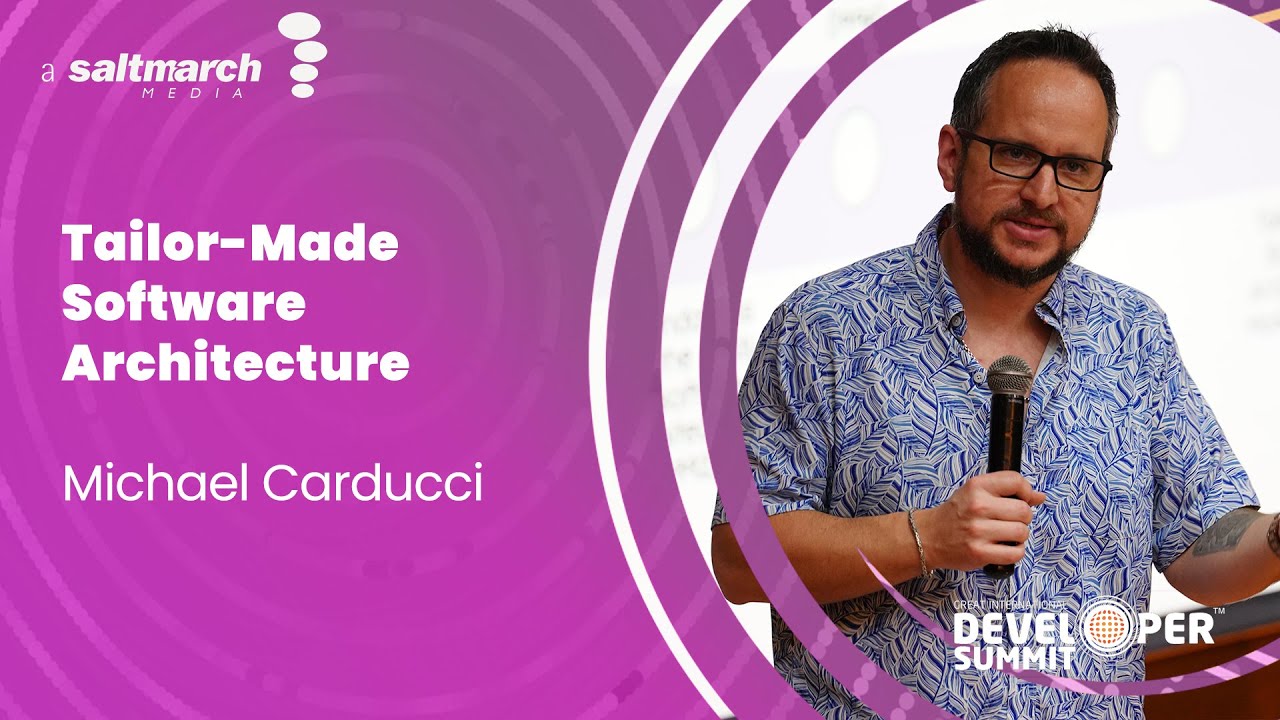 Tailor-Made Software Architecture by Michael Carducci - YouTube