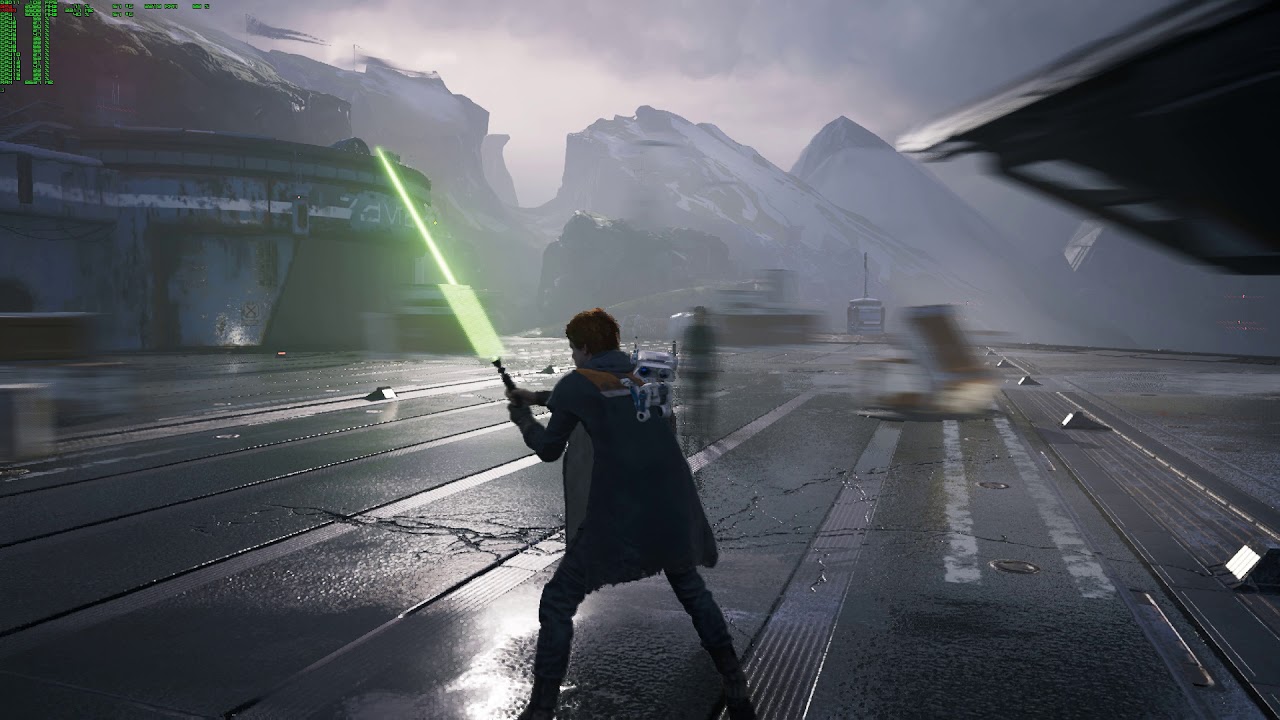 Jedi Fallen Order Graphic Bug with Lightsaber - YouTube