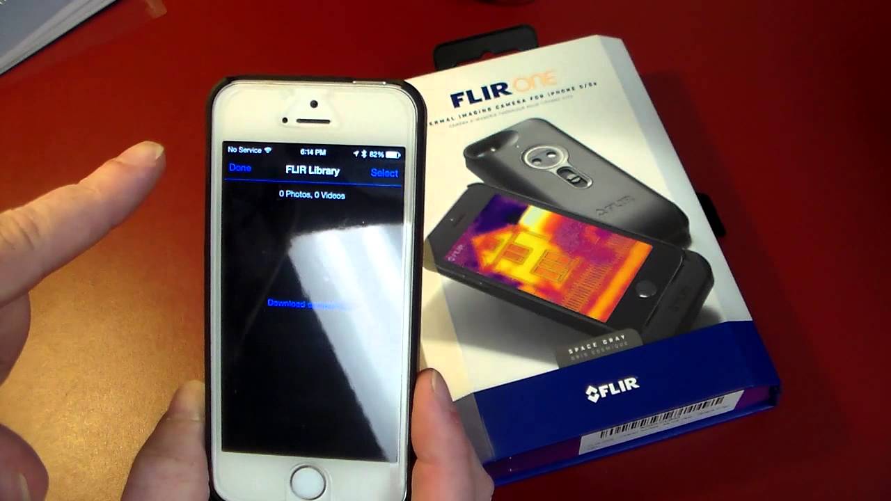 Flir One Thermal Imaging Case for iPhone5 & 5S - YouTube