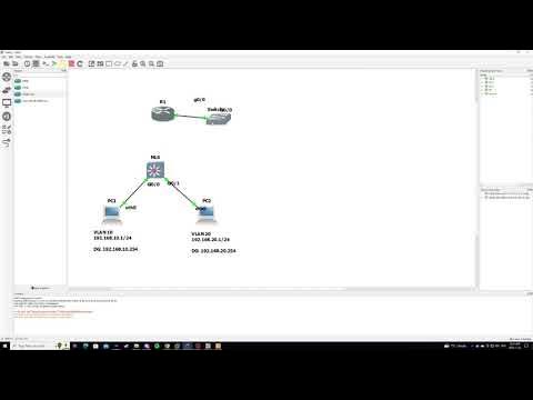 Cisco (GNS3) CCNA - Inter-VLAN Routing with ROAS and SVI with a MLS - YouTube