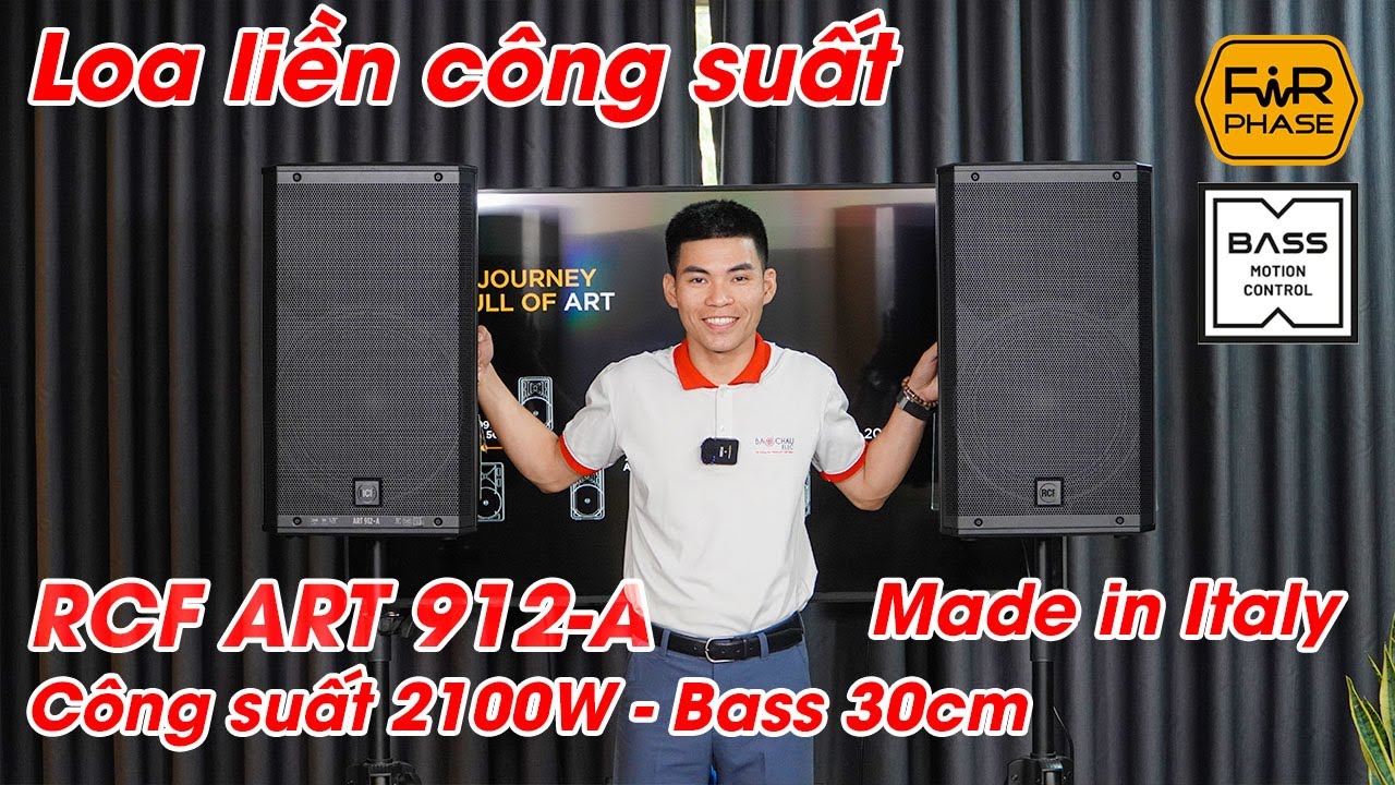 Loa liền công suất RCF ART 912-A Made in Italy, 2100W, Karaoke Gia Đình ...