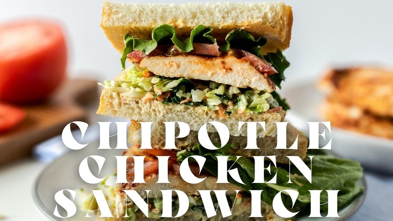 CHIPOTLE CHICKEN SANDWICH - Spicy Good!! Veggie Loaded Chicken Sandwich ...