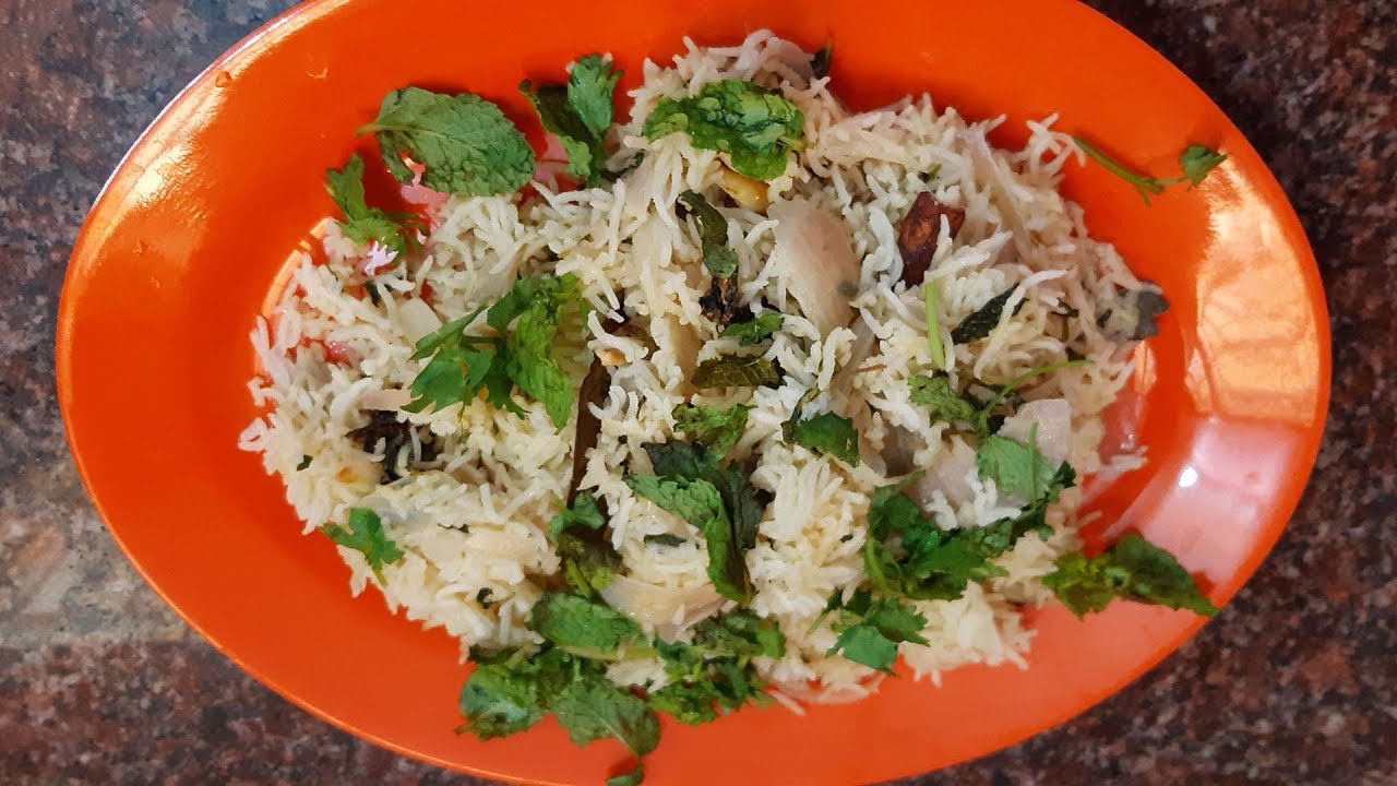 Coconut Milk Brinji Rice | Coconut Milk Biriyani - YouTube