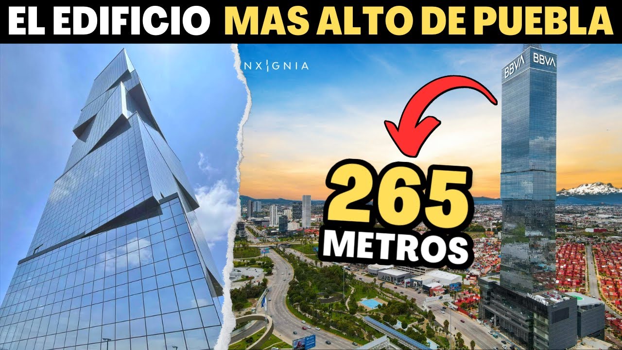 Así avanza la construcción del RASCACIELOS más ALTO de PUEBLA - YouTube