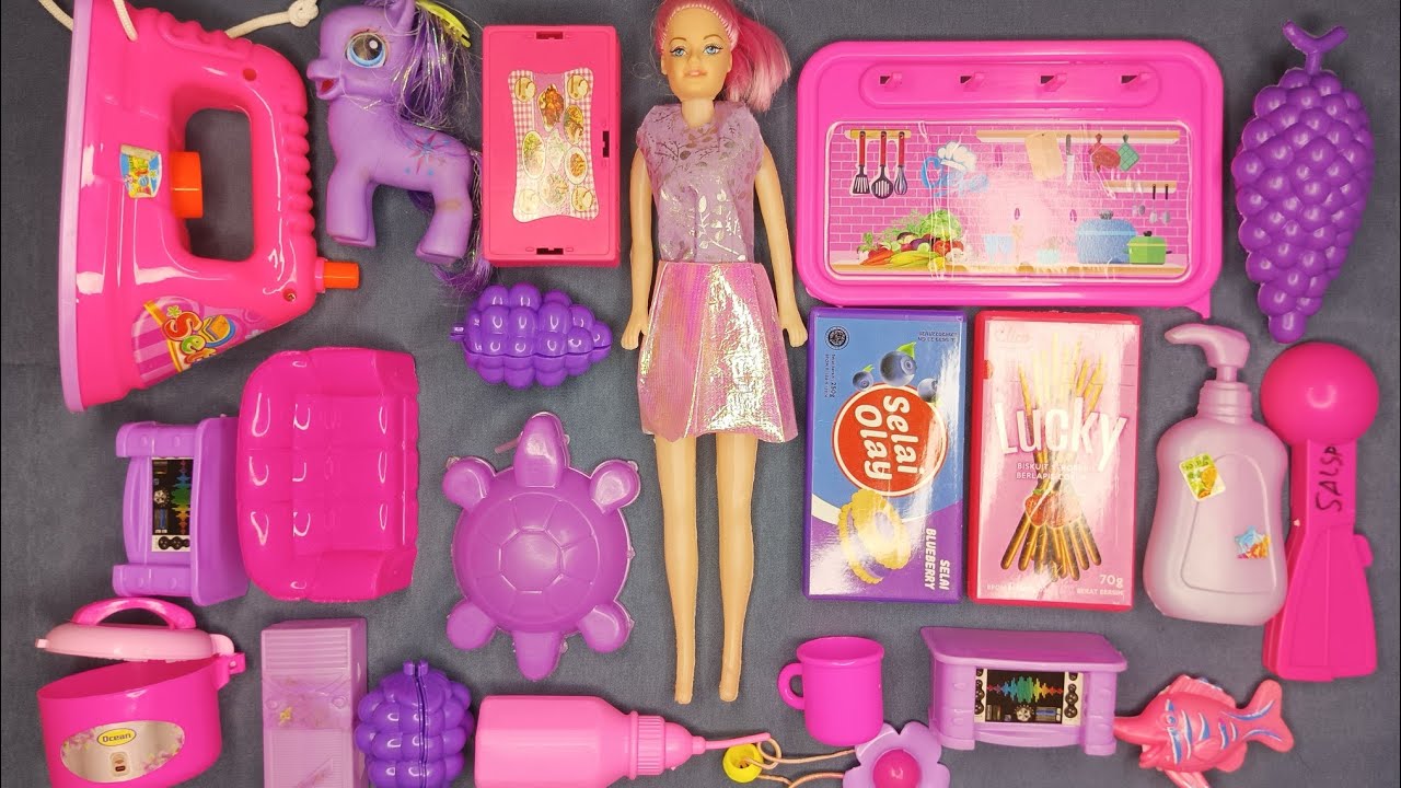 UNBOXING MAINAN,Satisfying,Hello kitty,Barbie,baby,unicorn,masak masak ...