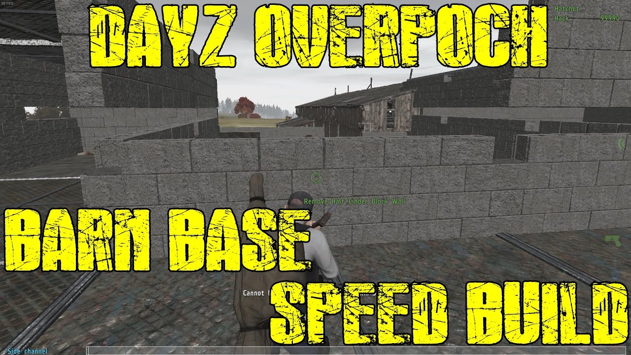 Dayz Overpoch - Barn base Building - Speed build - Part 1 - YouTube