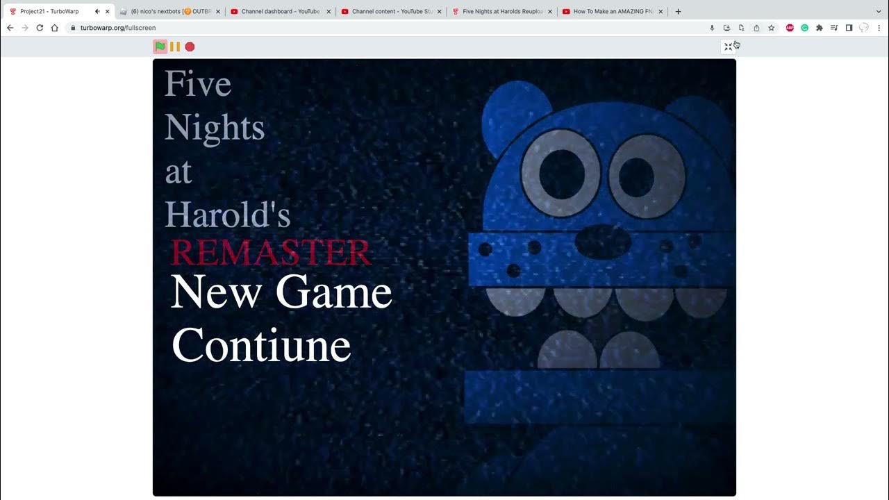 how To Make A good FNAF On Scratch Or Turbowarp part 3 - YouTube