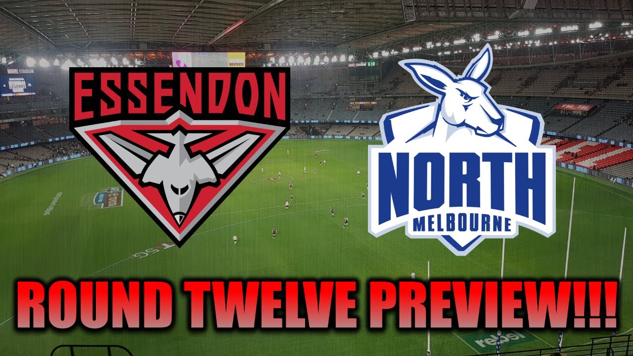 Round 12 Preview! (Essendon v North Melbourne) - YouTube