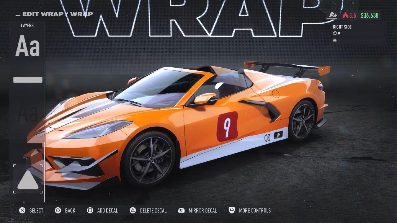 Need for Speed Unbound - Chevrolet Corvette Stingray Convertible ...