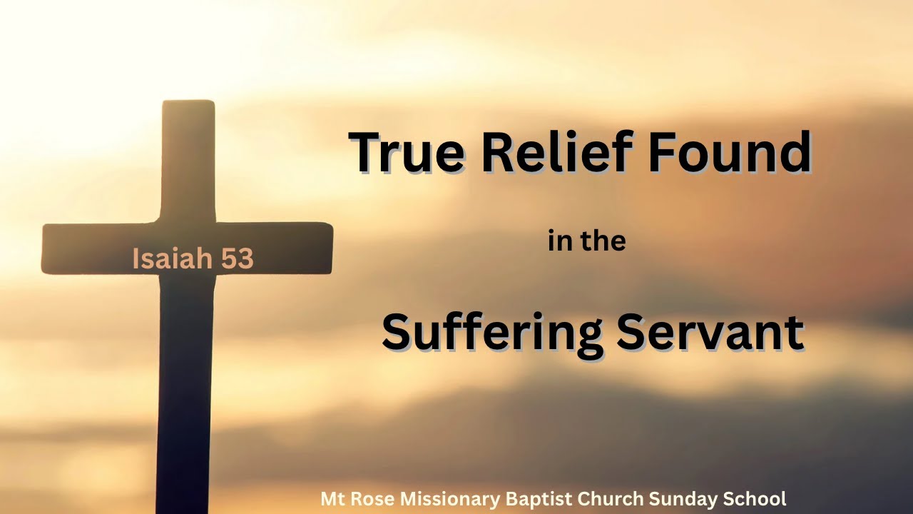 How Do You Spell “Relief?” | Sunday School September 28, 2025 - YouTube