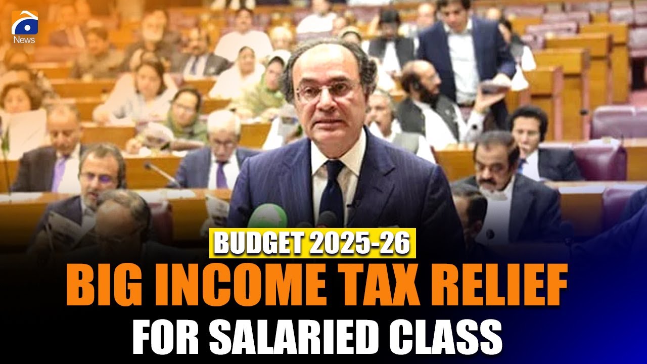 Big income tax relief for salaried class in Budget FY26 | Geo News ...