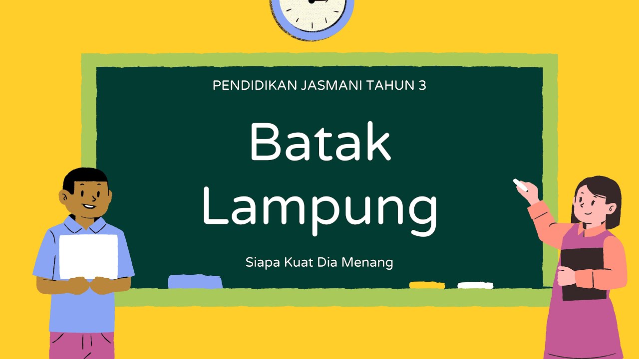 Permainan Tradisional: Batak Lampung (Komponen Kekuatan dan Daya Tahan ...