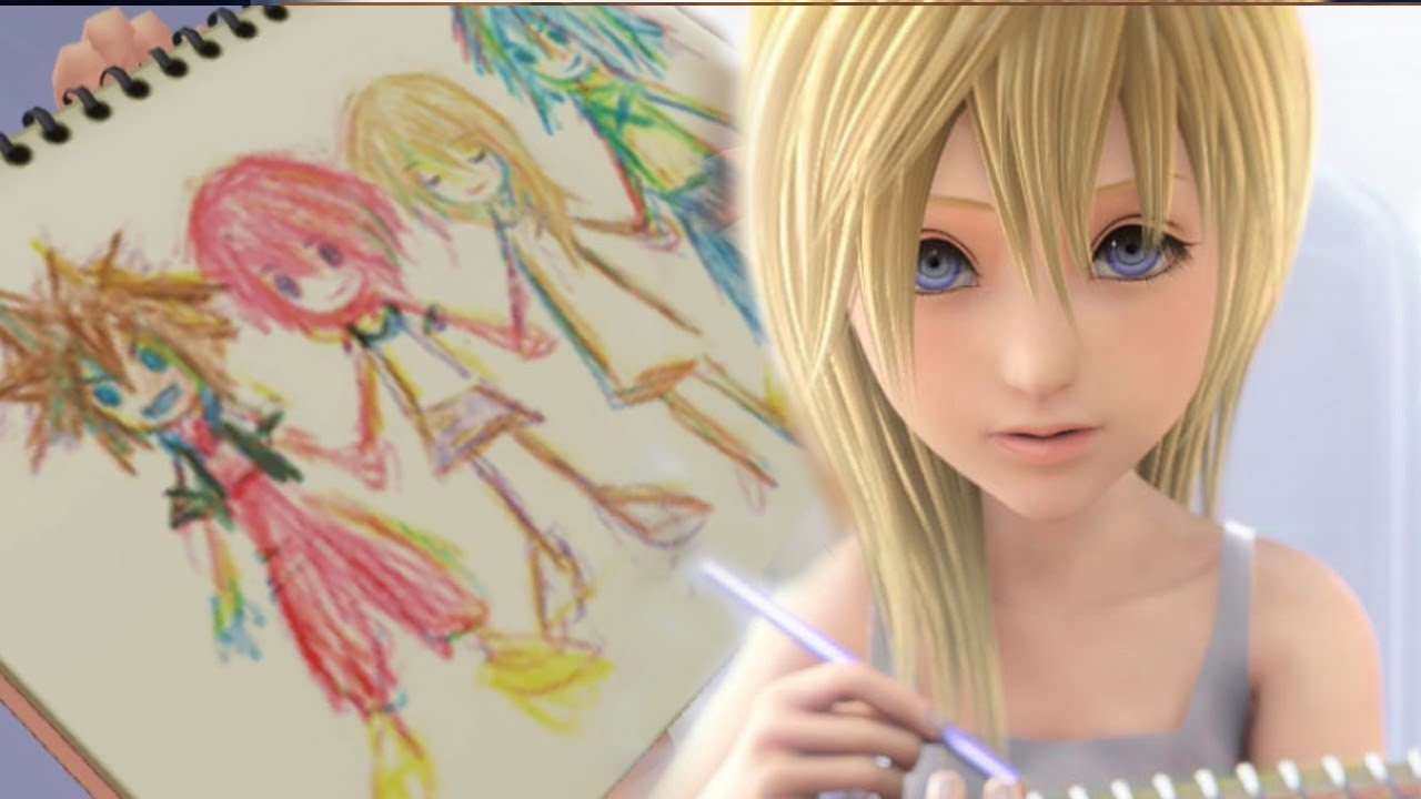 Kingdom Hearts Namine Drawing