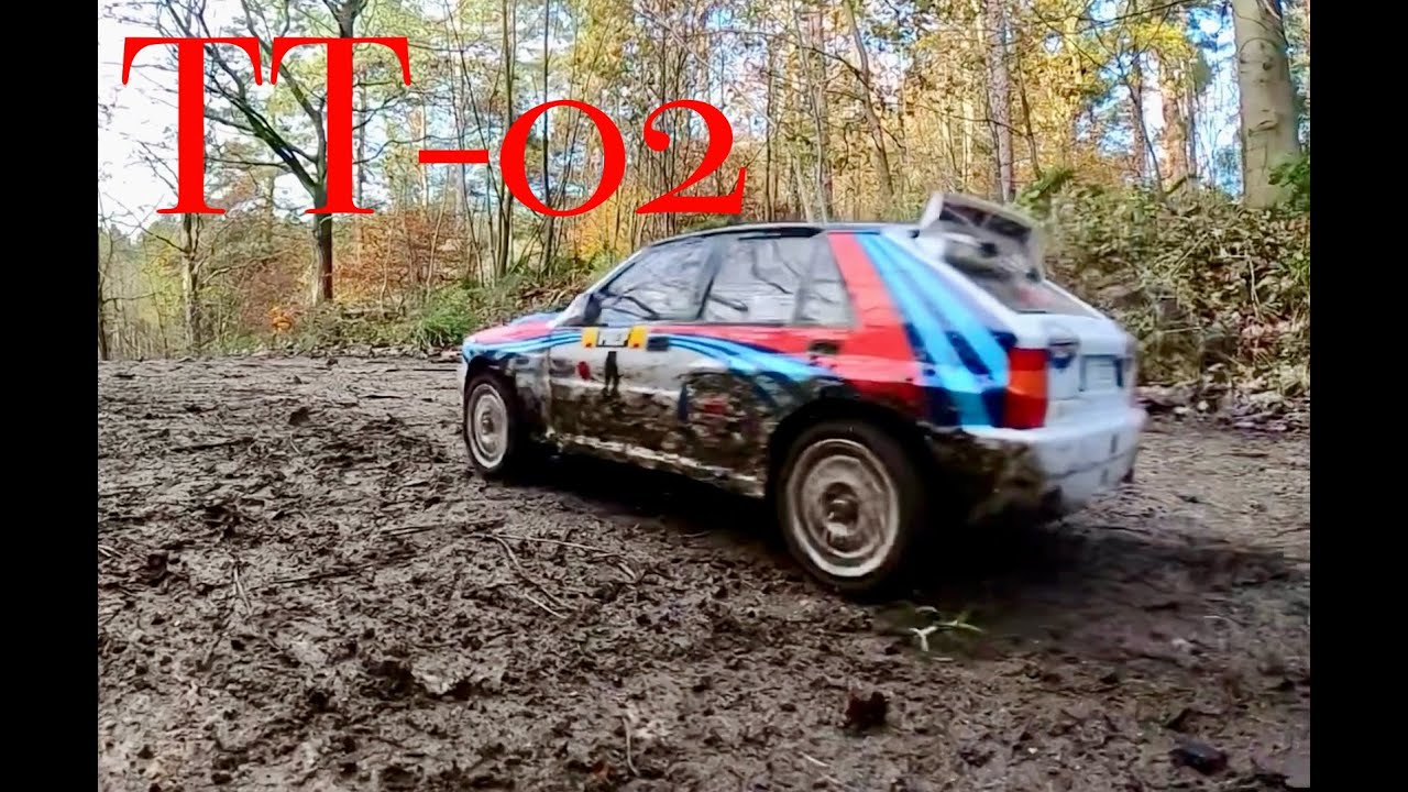 Tamiya TT02 Lancia Delta RC Rally car - YouTube