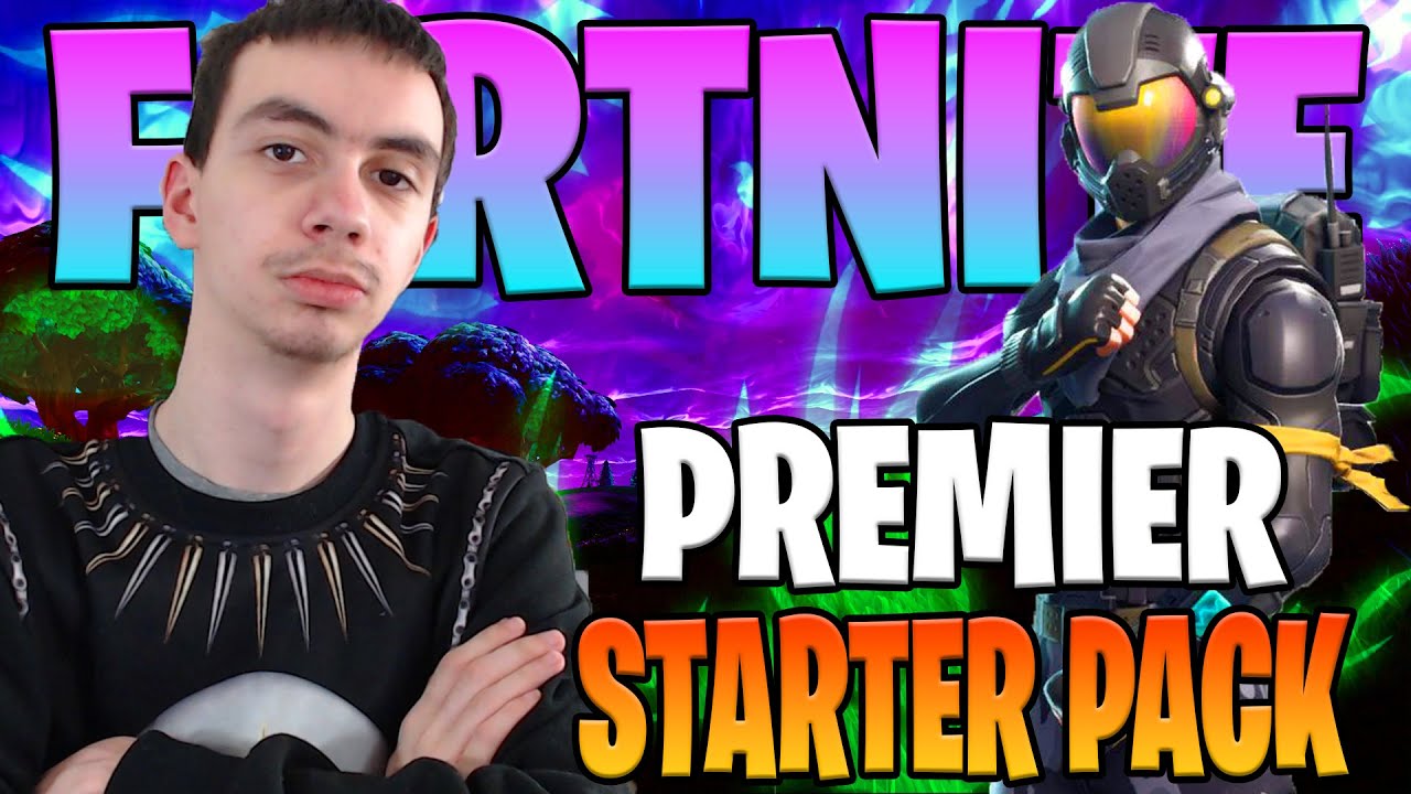 JE REJOUE AVEC LE PREMIER STARTER PACK DE FORTNITE "AGENT REBELLE ...
