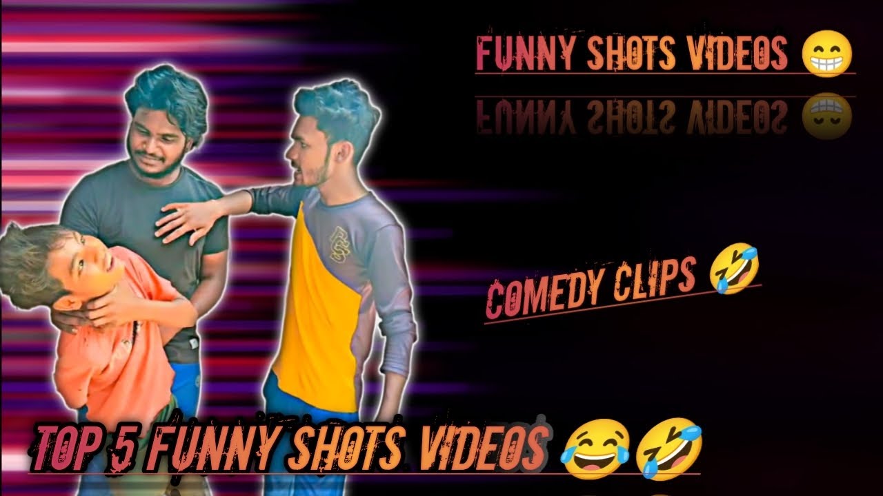 top 5 funny shots videos 😂🤣 funny shots comedy clips viral tranding ...