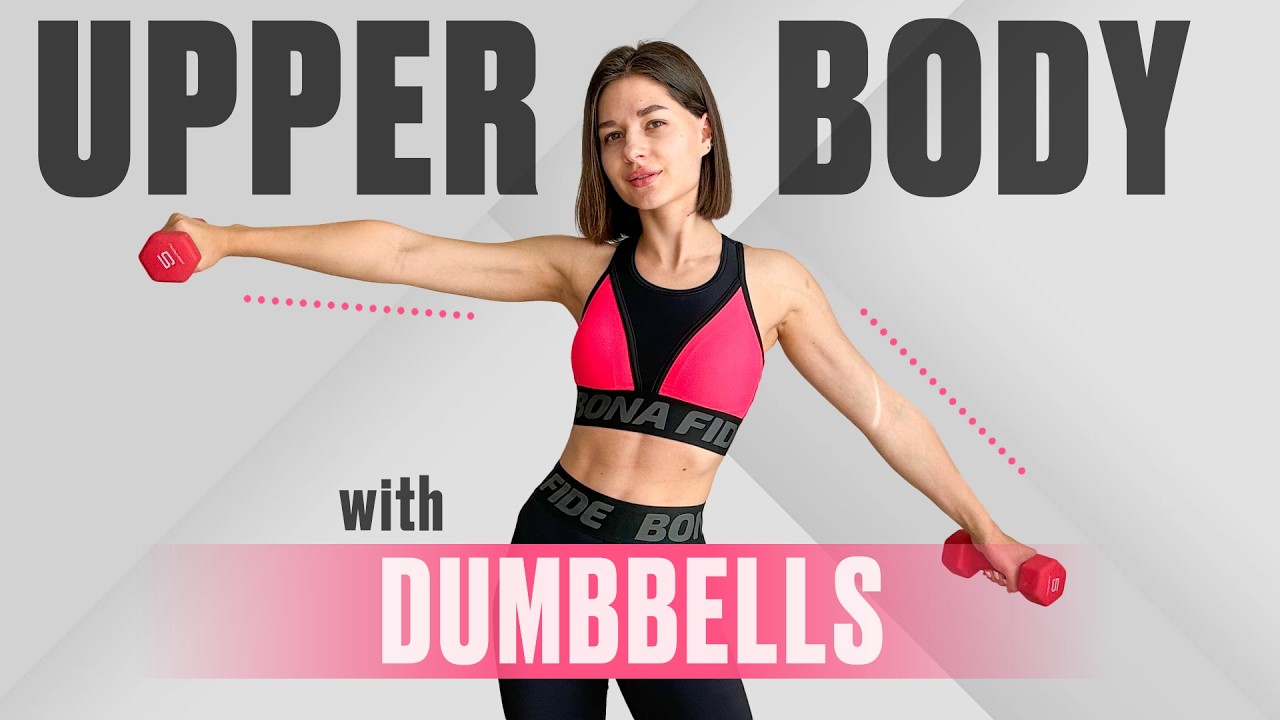 15-Minute Standing Upper Body Workout With Dumbbells | Exercises For ...