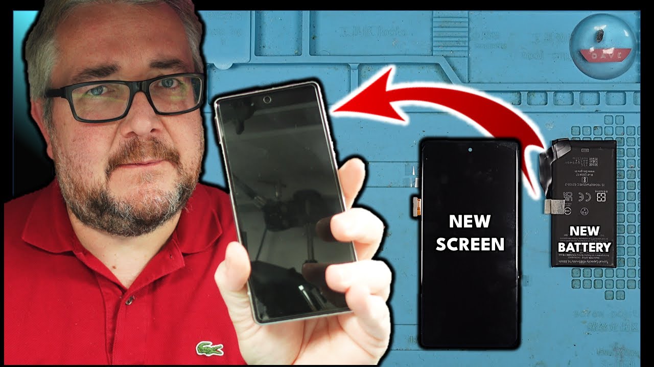 Google PIXEL 7a with smashed scren and bloated battery | Can I FIX it ...