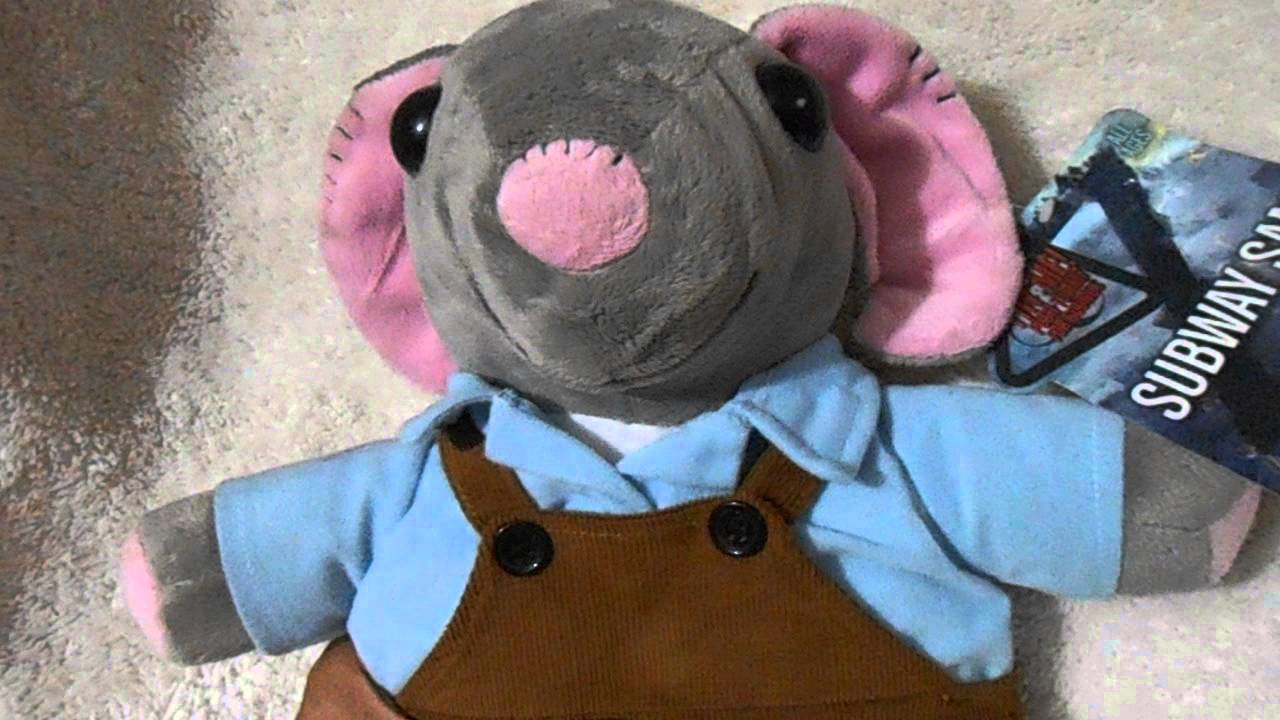 Peluche de Subway Sam el ratón de la niña en la película world war Z ...