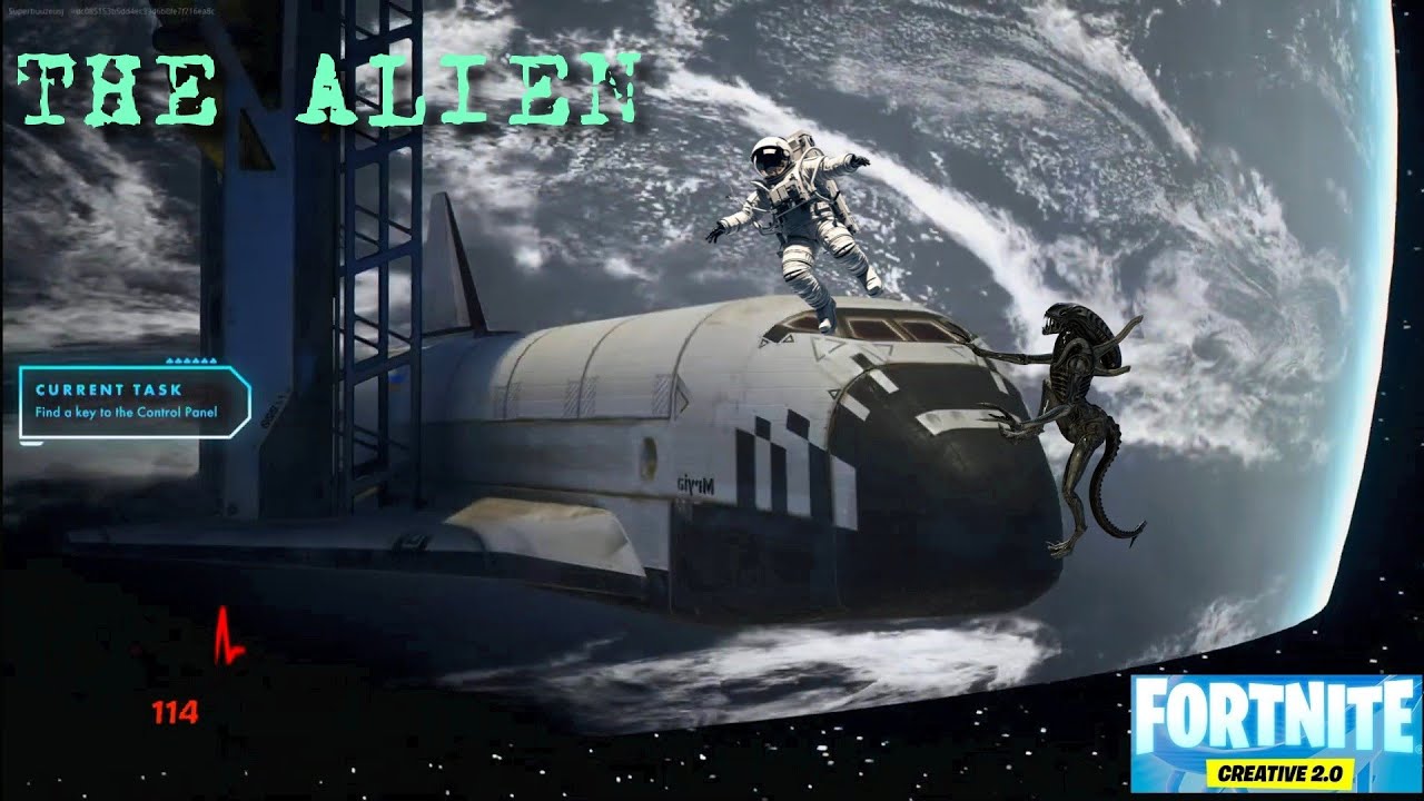 THE ALIEN HORROR *Space/Nasa* (Fortnite Creative 2.0) - YouTube