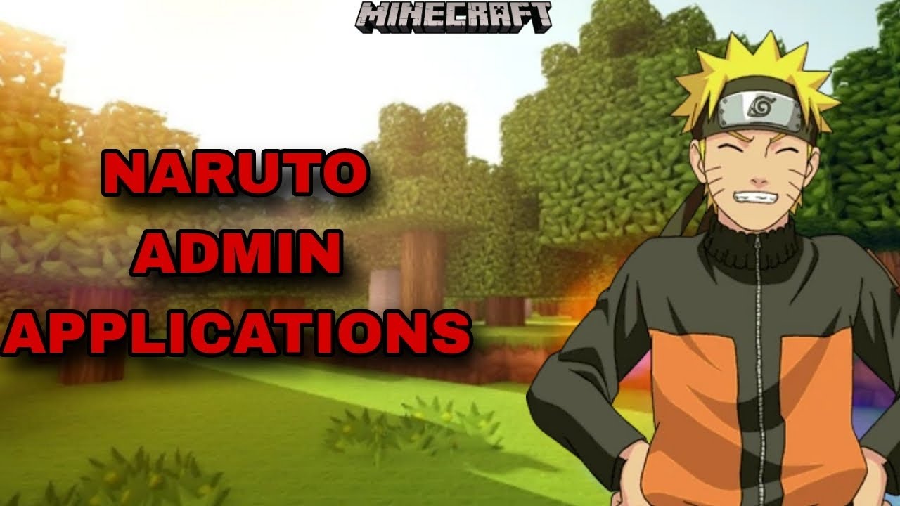 NARUTO REALM FOR MINECRAFT BEDROCK EDITION || Admin Applications - YouTube