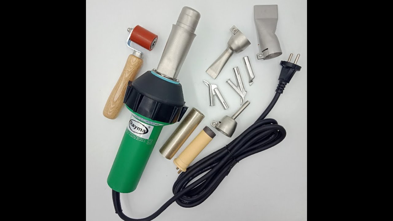 hot air welder Plastic Welding Gun tools set With 2x Speed Welding ...
