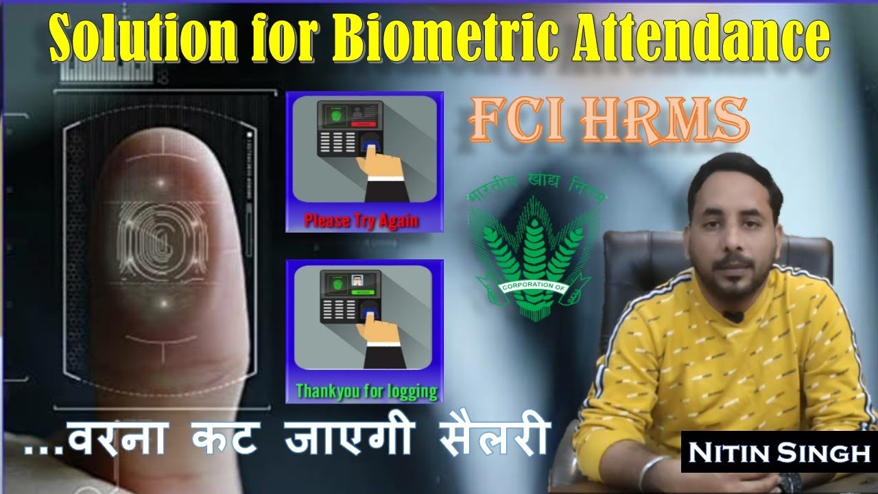 How to Regularize your Attendance in Biometric, Solution of FCI ...