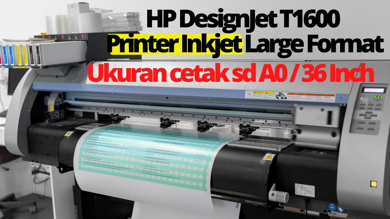 HP Designjet T1600 - YouTube