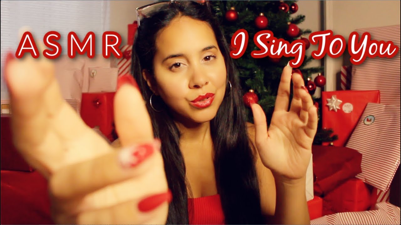 ASMR Singing You To Sleep with Hand Movements, Face Touching & Personal ...