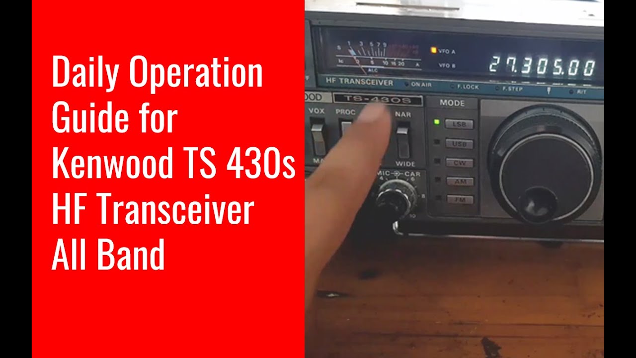 🔴 Ham Radio - Kenwood TS 430s All Band All Mode Daily Operation ...