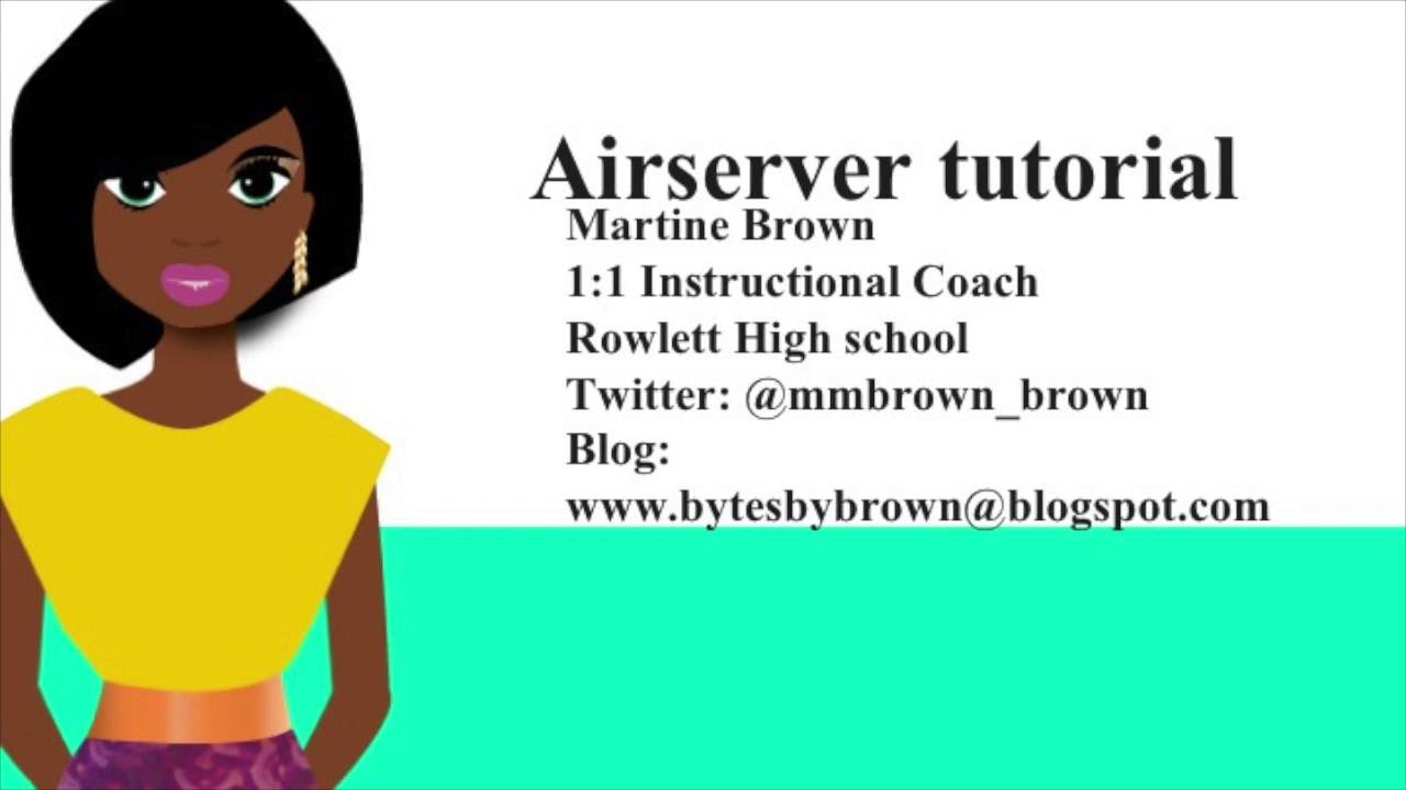 Setting up Airserver - YouTube