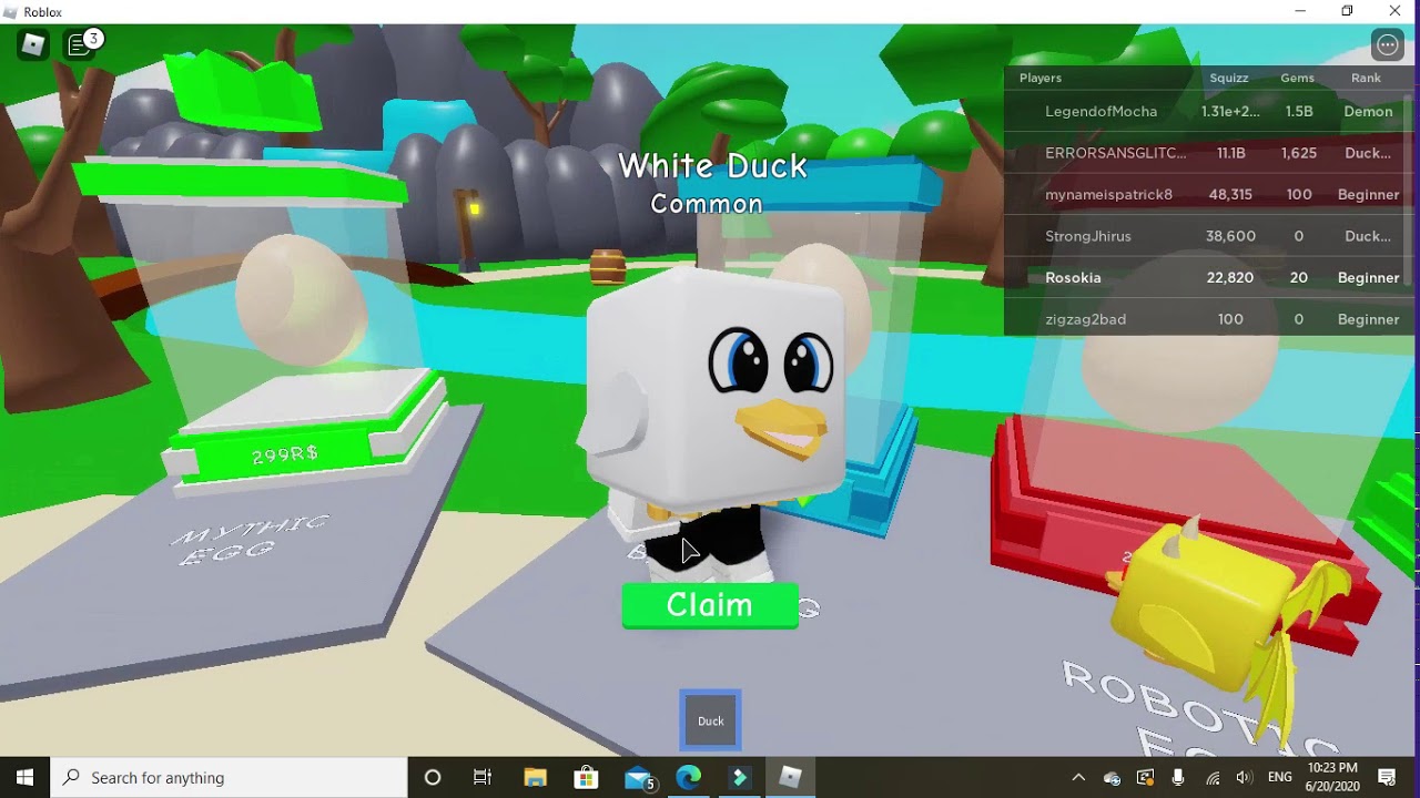 Ducky Simulator Roblox - YouTube
