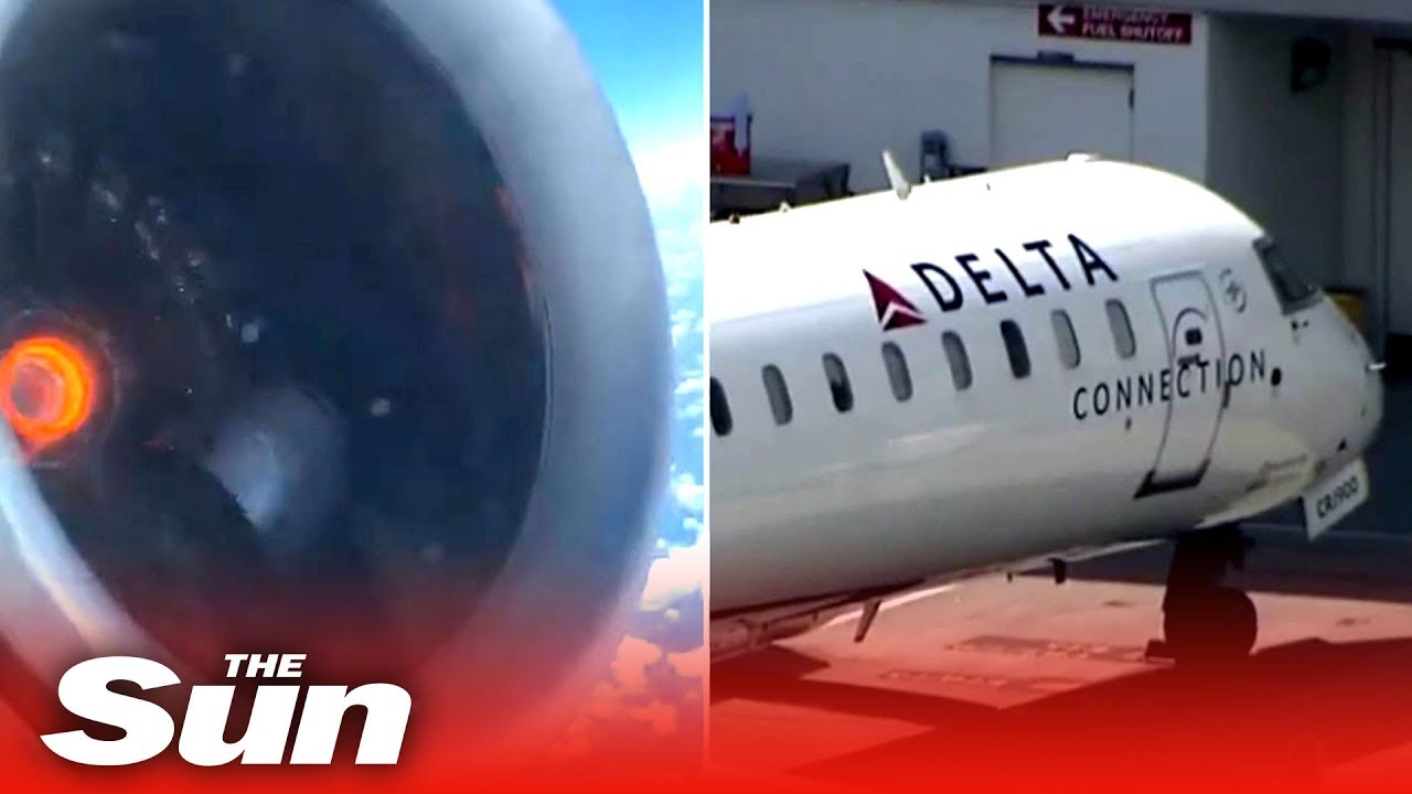 Moment Delta plane’s engine falls apart at 10,000ft forcing it to make ...