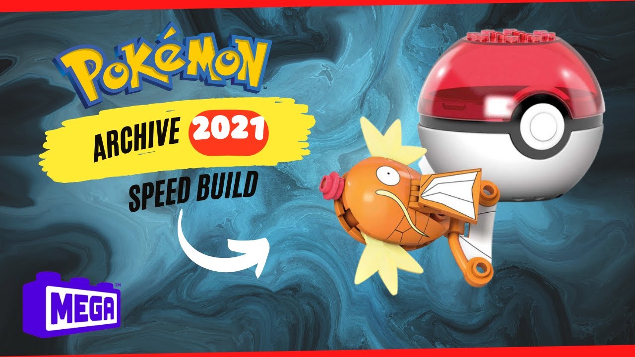 Magikarp 25th Anniversary Pokéball Series Pokémon MEGA CONSTRUX Speed ...