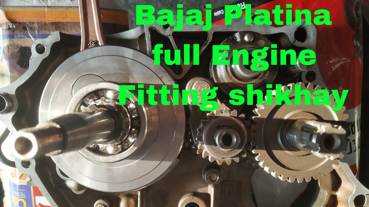 Bajaj Platina full Engine Fitting बजाज पिलाटिना फुल ईजंन फिटींग ...