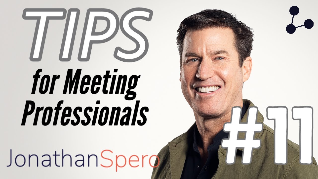 BioStacking Tips for Meeting Professionals - Tip #11 - Jonathan Spero ...