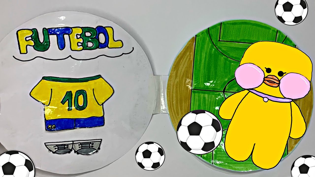 IDEIAS PARA SEU PAPER DUCK | Paper Duck ideas | Paper Duck jogador de ...