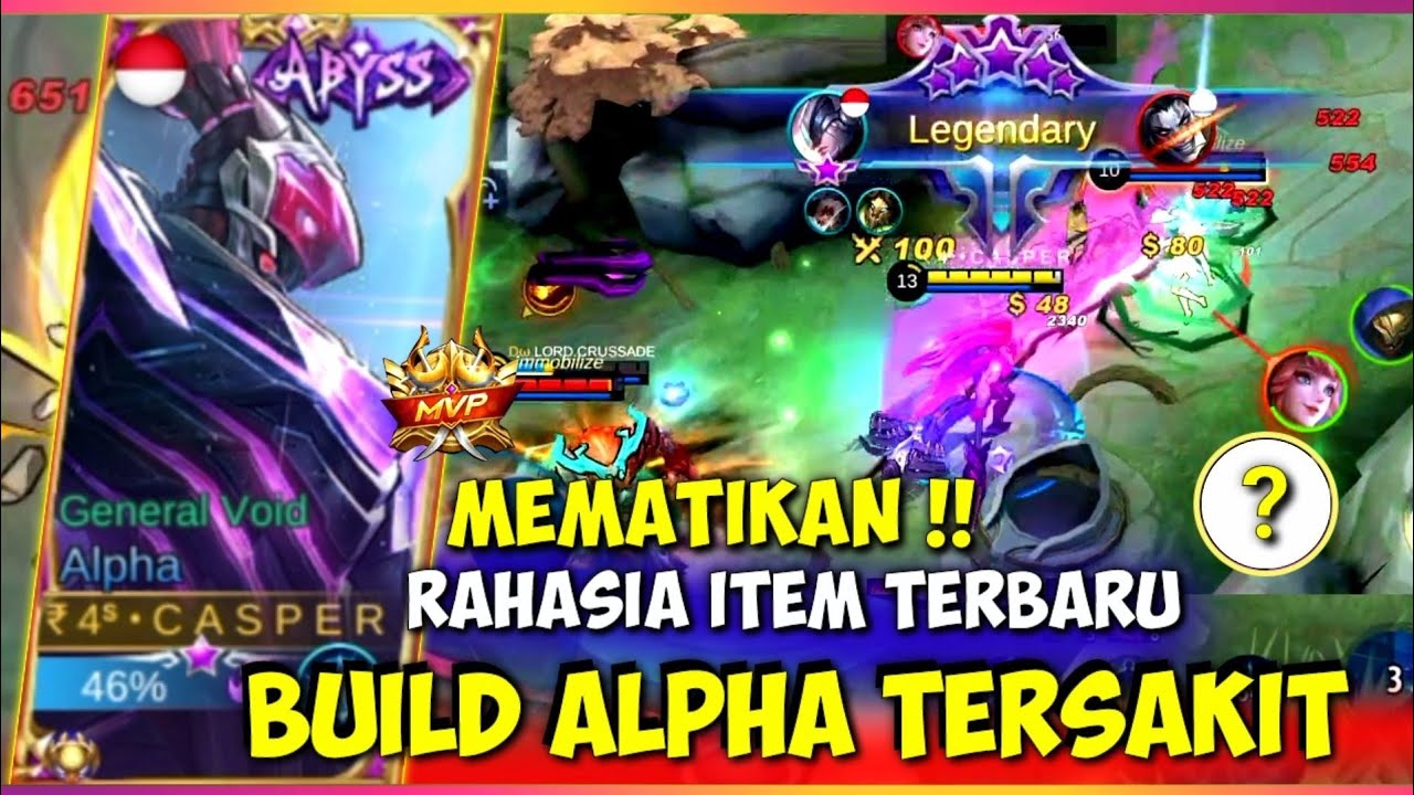 MEMATIKAN! BUILD ALPHA TERSAKIT 2021 - ITEM ALPHA TERSAKIT TERKUAT ...