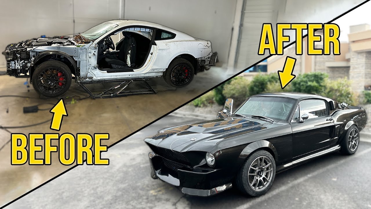 FULL BUILD | Rebuilding (And Body Swapping) 2019 Mustang GT To 1967 ...