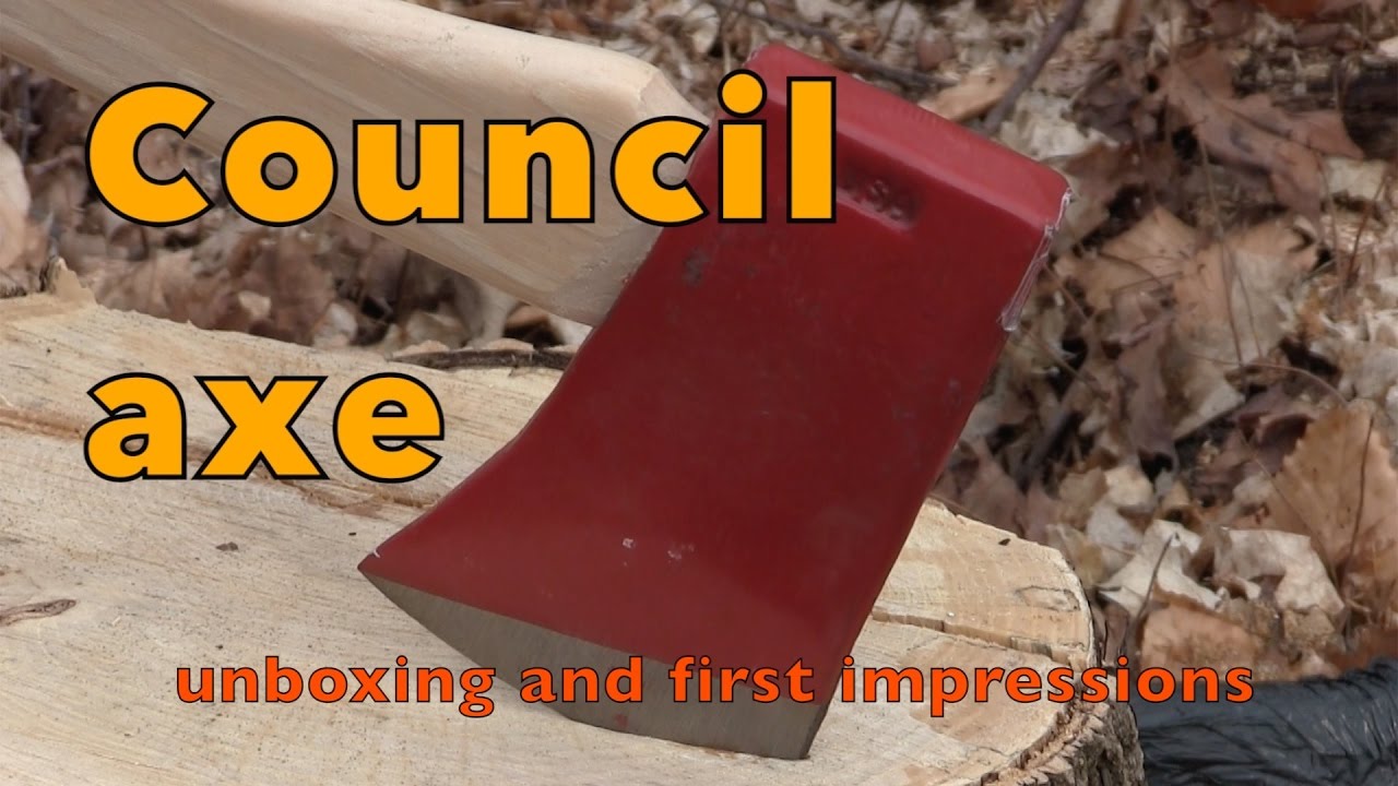 Council Dayton Pattern AXE ! Splitting firewood , and first impressions ...