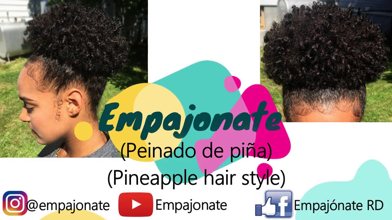 Peinado de piña - pineapple hair style - YouTube