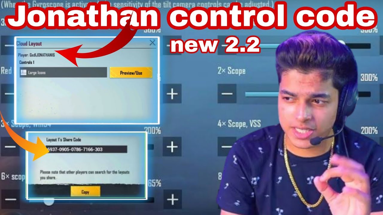 JONATHAN NEW SENSITIVITY 2022🔥 WITH SENSI**CODE | Jonathan SENSITIVITY SETTINGS furious gaming ...