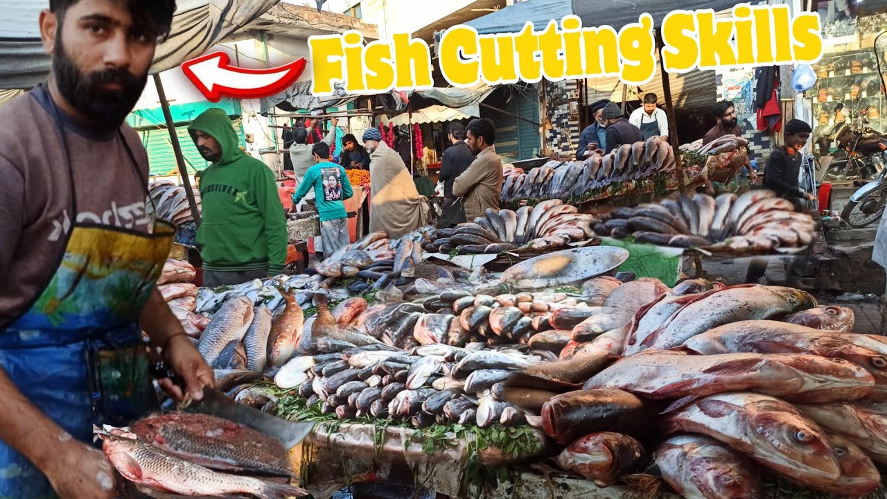 Gujranwala Fish Market Sy Fish Buy Ki 🐟| How To Fillet a Rohu Fish ...