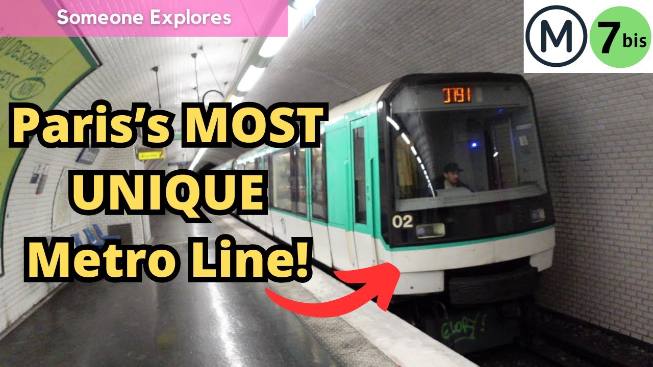 Paris's MOST UNIQUE Metro Line | Line 7bis - YouTube