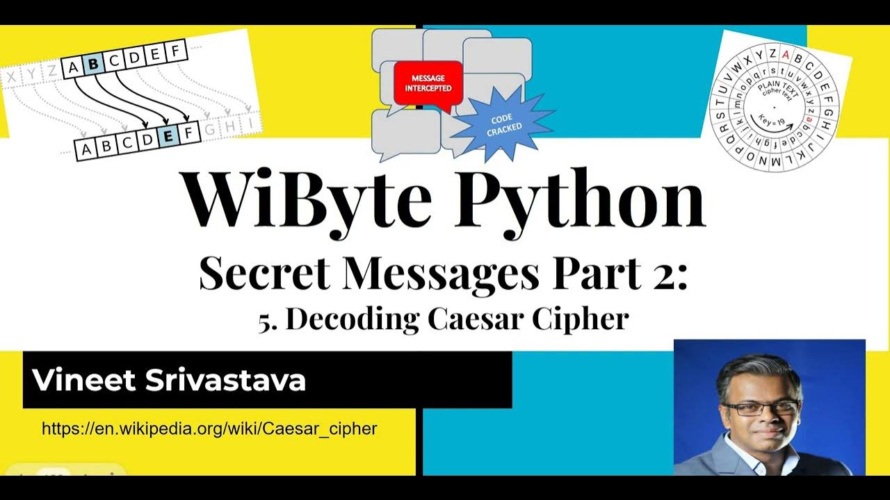 Python Programming: How to decode a Caesar cipher? - YouTube