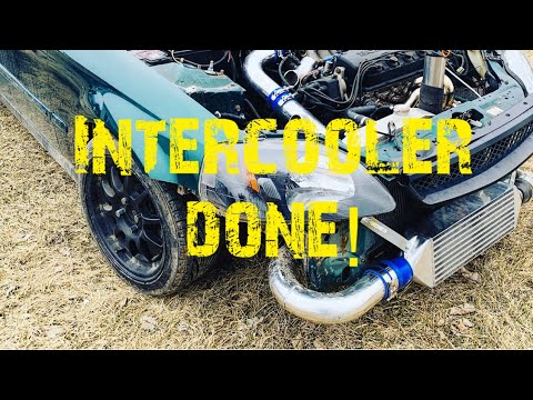 How to make intercooler brackets cheap and easy - YouTube
