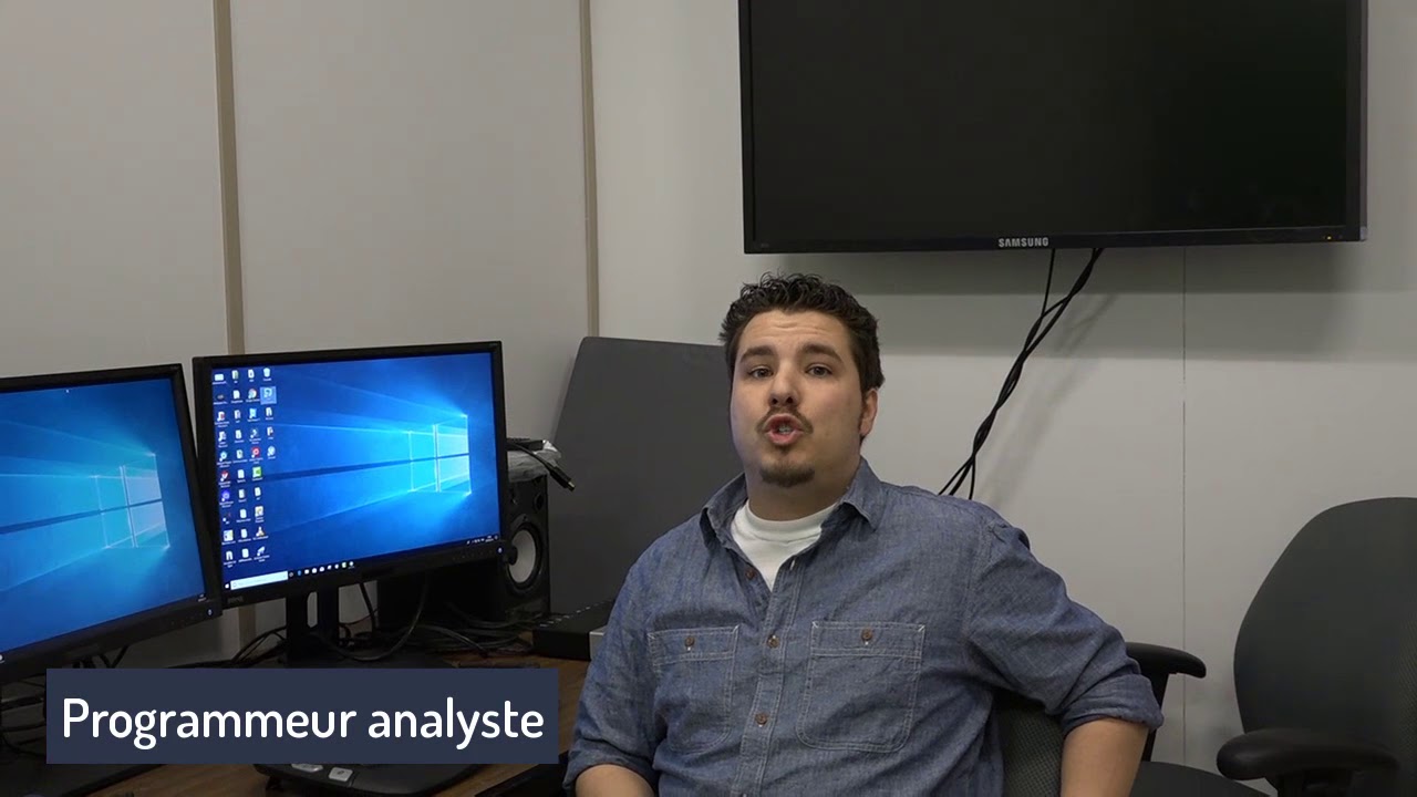 Salon de l'emploi du CECCE 2018 - Programmeur analyste - YouTube