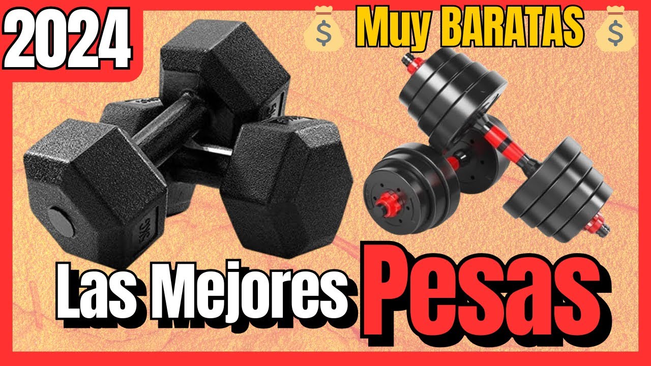 🔥 Las 5 mejores PESAS BARATAS de Amazon [2024] Mancuernas Ajustables ...