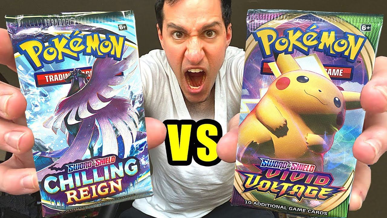 *CHILLING REIGN VS. VIVID VOLTAGE!* New Pokemon Cards Opening! - YouTube